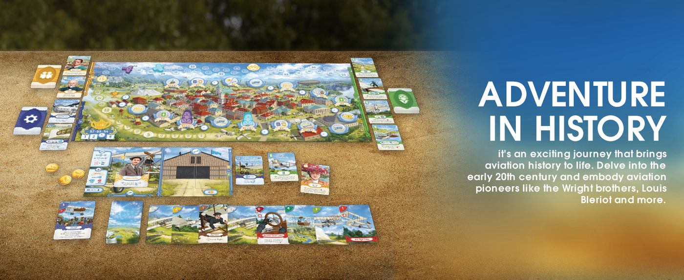 First in Flight: Mensa Award Winning Board Game About Historical Aviat ...