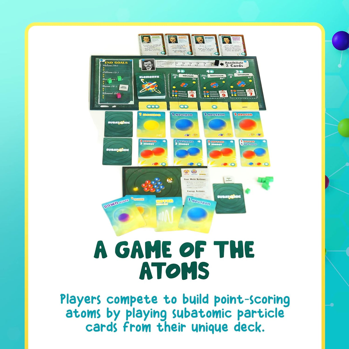 Subatomic: 2nd edition an Atom Building Game | Chemistry Game About El ...