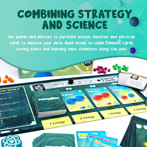 Subatomic: 2nd edition an Atom Building Game | Chemistry Game About El ...
