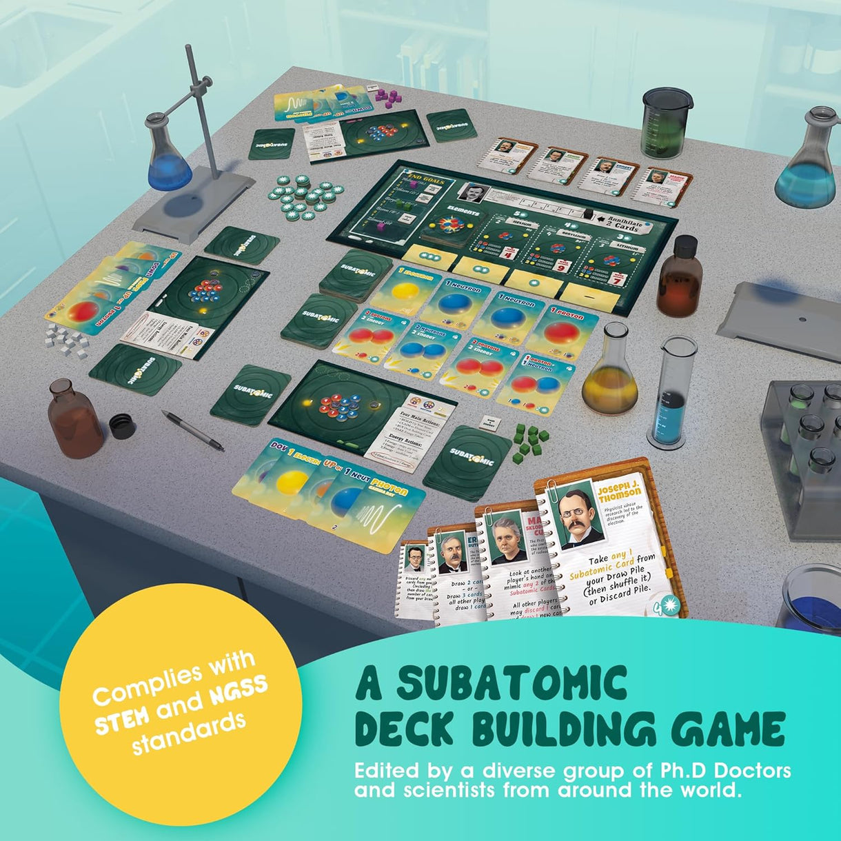 Subatomic: 2nd edition an Atom Building Game | Chemistry Game About El ...