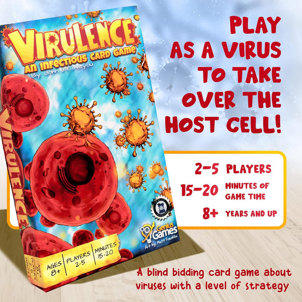 Virulence: An Infectious Virus Card Game - Educational Bidding Game fo ...