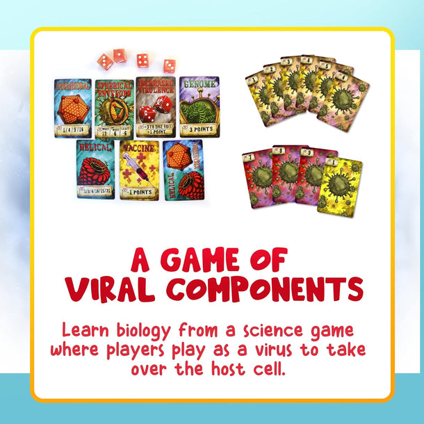 Virulence: An Infectious Virus Card Game - Educational Bidding Game fo ...