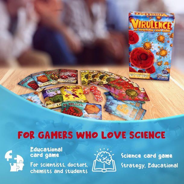 Virulence: An Infectious Virus Card Game - Educational Bidding Game fo ...