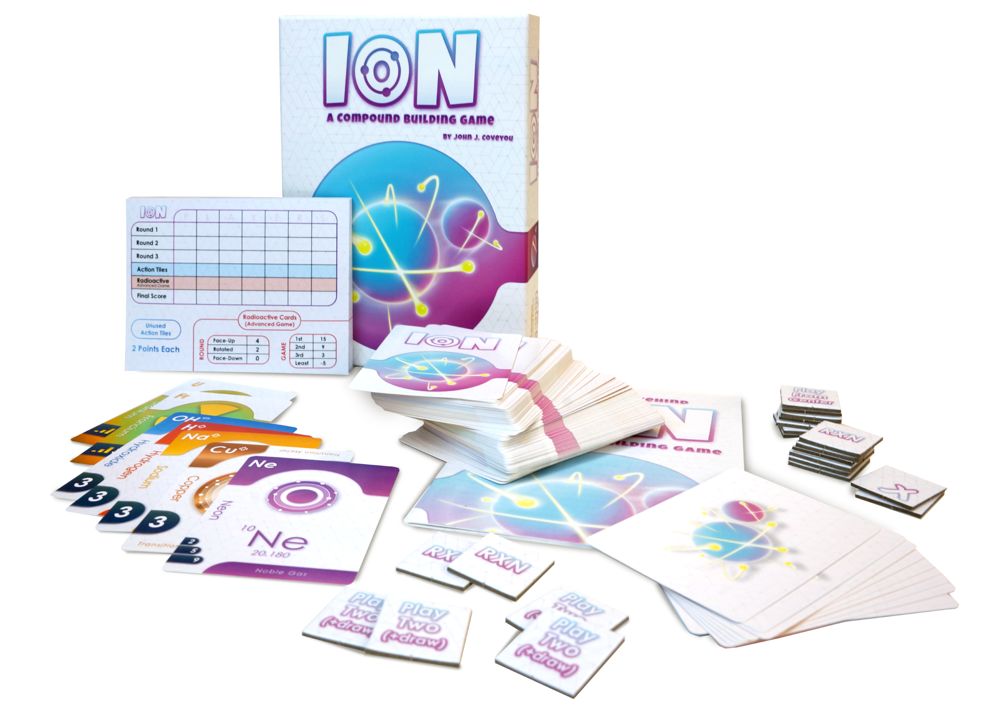 Ion: A Compound Building Game (2nd Edition) | A Science Accurate Chemi ...