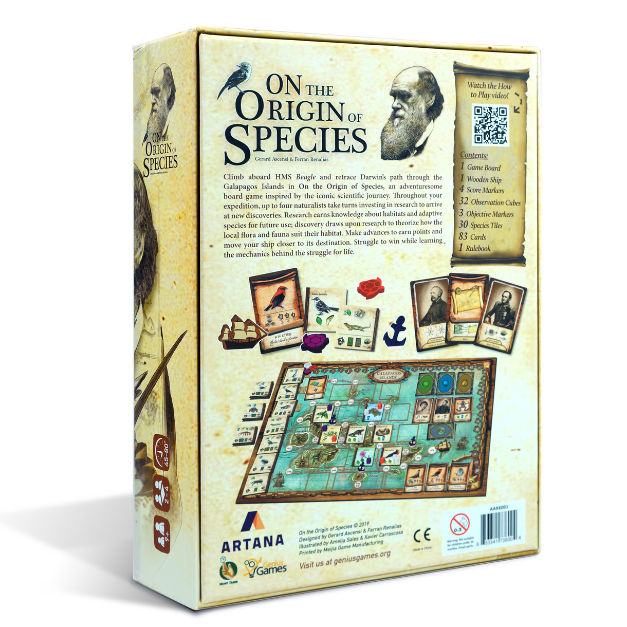 On the Origin of Species | Board Game About Charles Darwin's Research ...